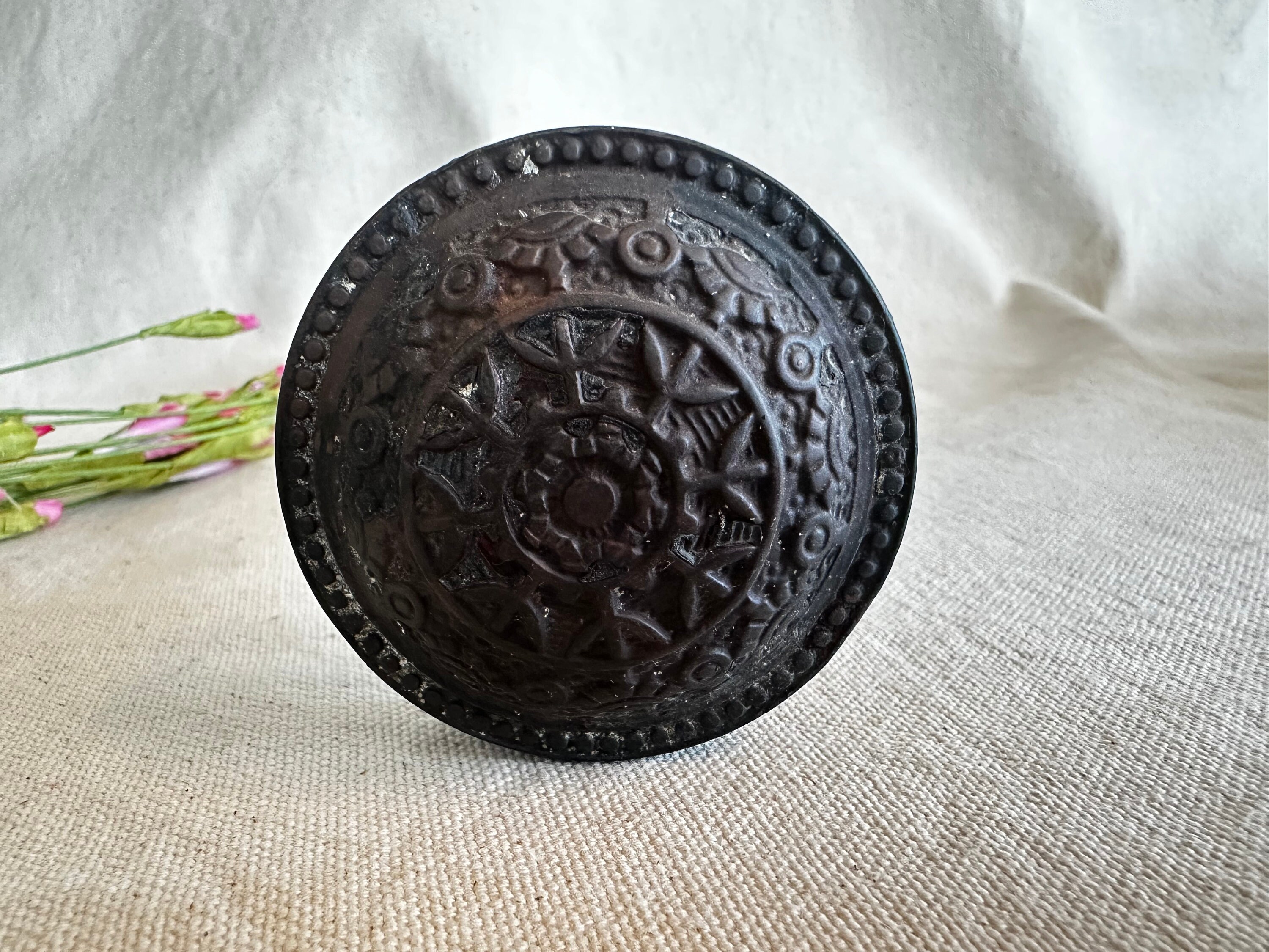 Pair of 1880's Reading Windsor Antique Bronze Door Knobs passage Door Knobs Vintage Door Knob ...