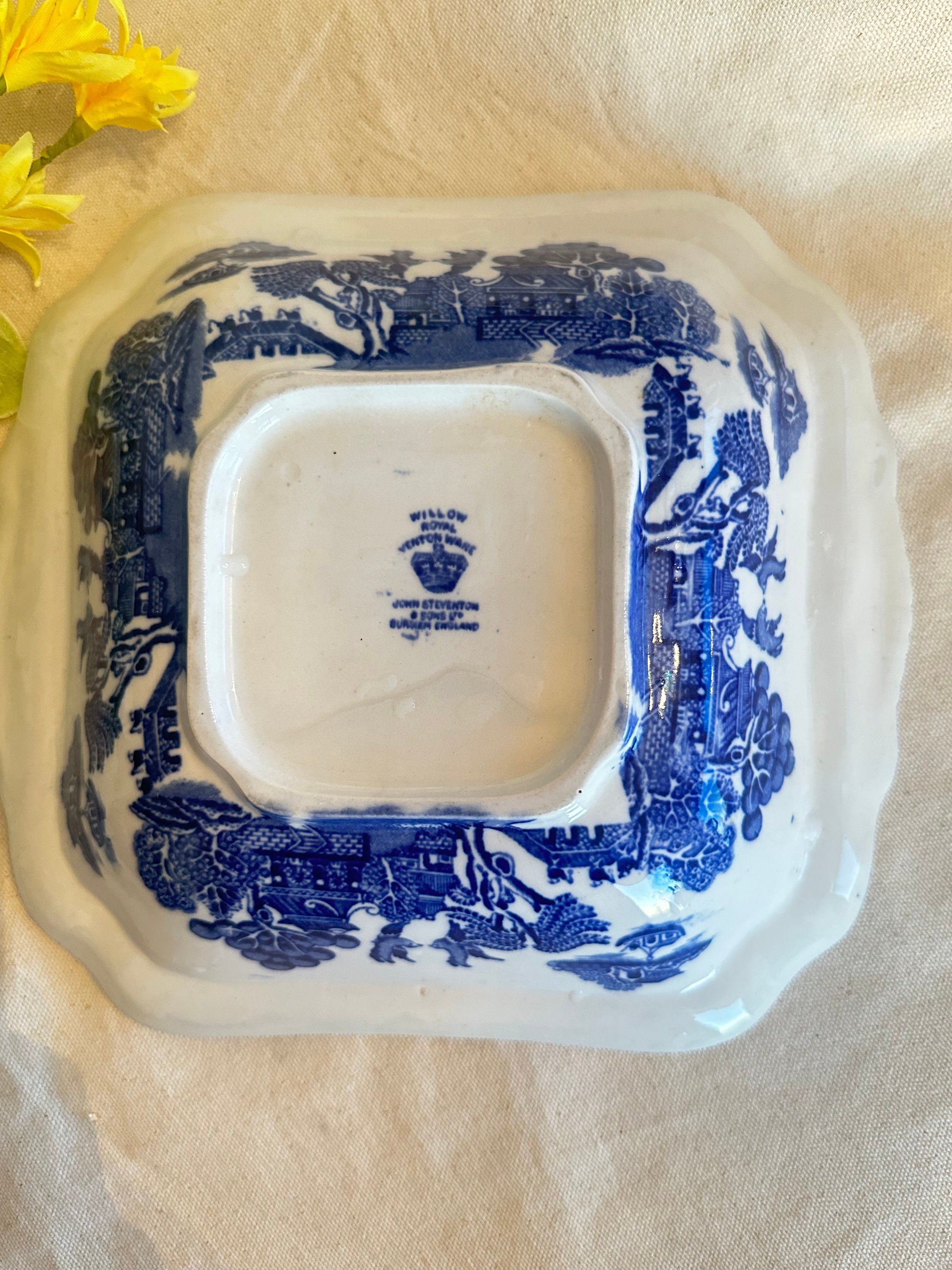 Antique Blue Willow Royal Venton Ware } John Steventon and Sons ...