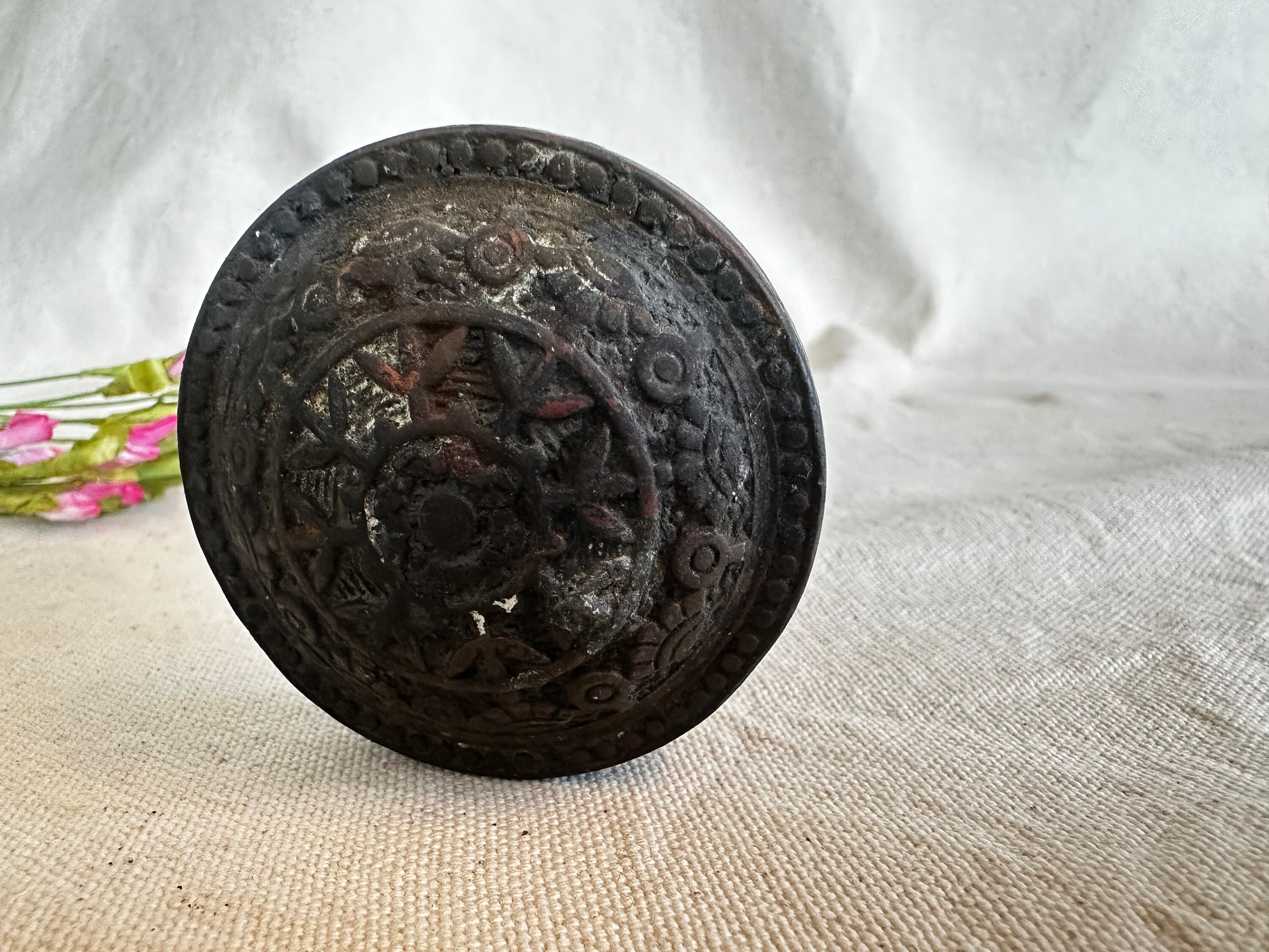 Pair of 1880's Reading Windsor Antique Bronze Door Knobs passage Door Knobs Vintage Door Knob ...