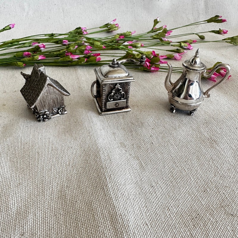 Pewter Mini Ornaments - Etsy