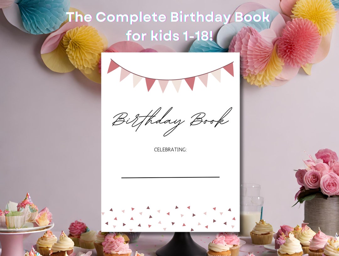 The Complete Birthday Book (PINK) - Etsy