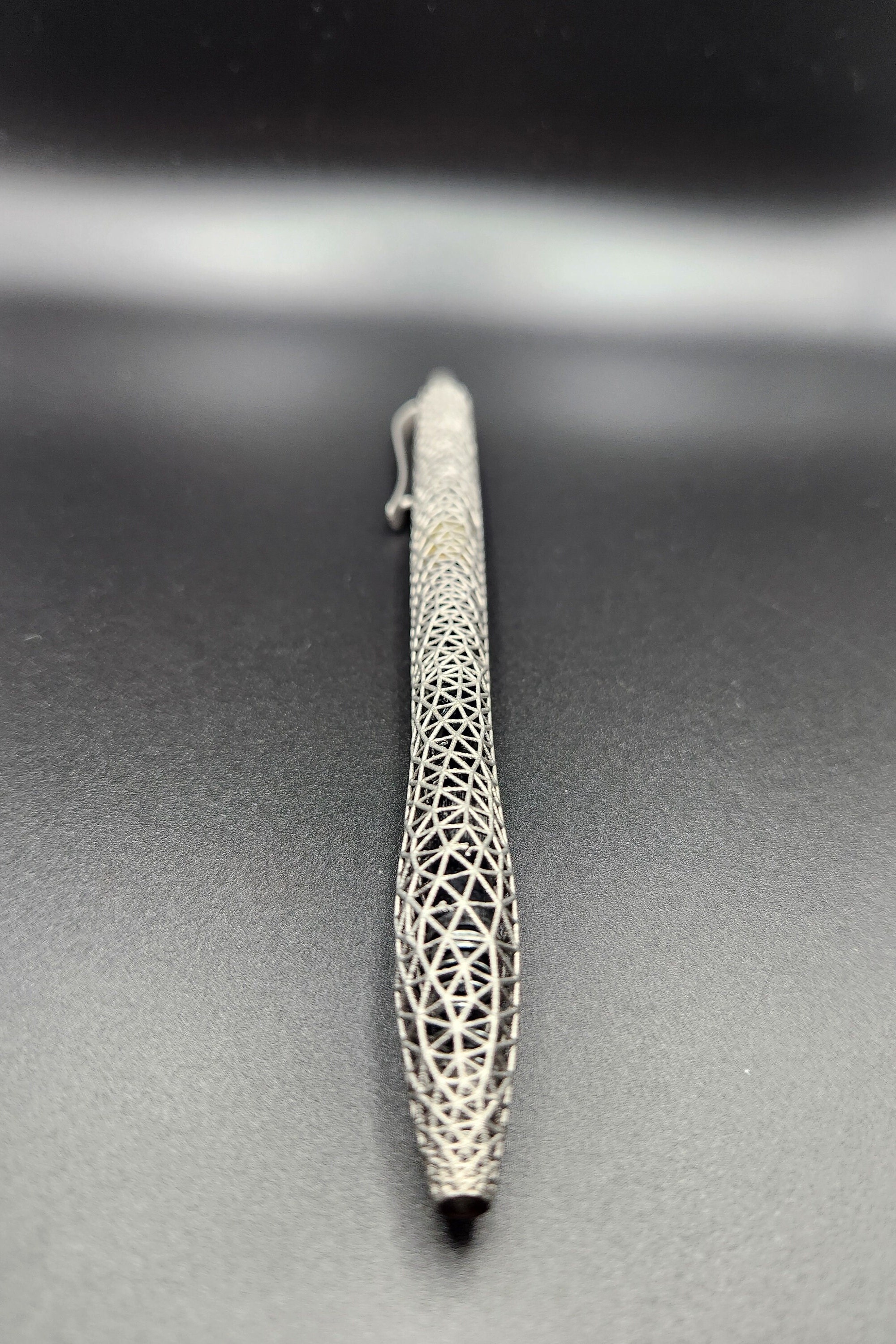 The Aether design 2 Titanium 3D Printed Lattice Click Pen - Etsy