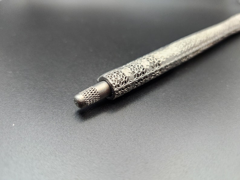 The Aether - Titanium 3D Printed Lattice Click Pen - Etsy