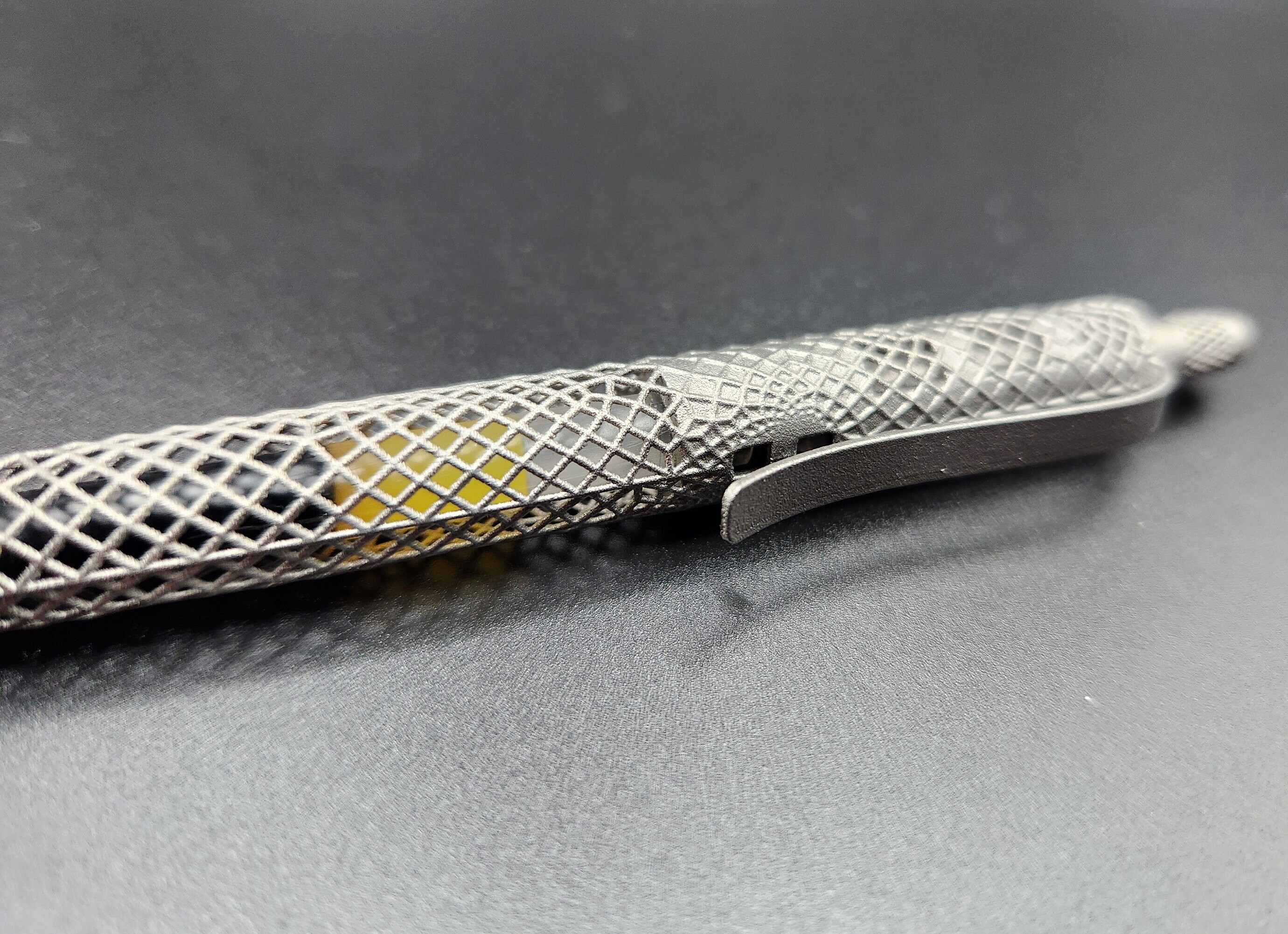 The Aether (design #3) - Titanium 3D Printed Lattice Click Pen - Etsy