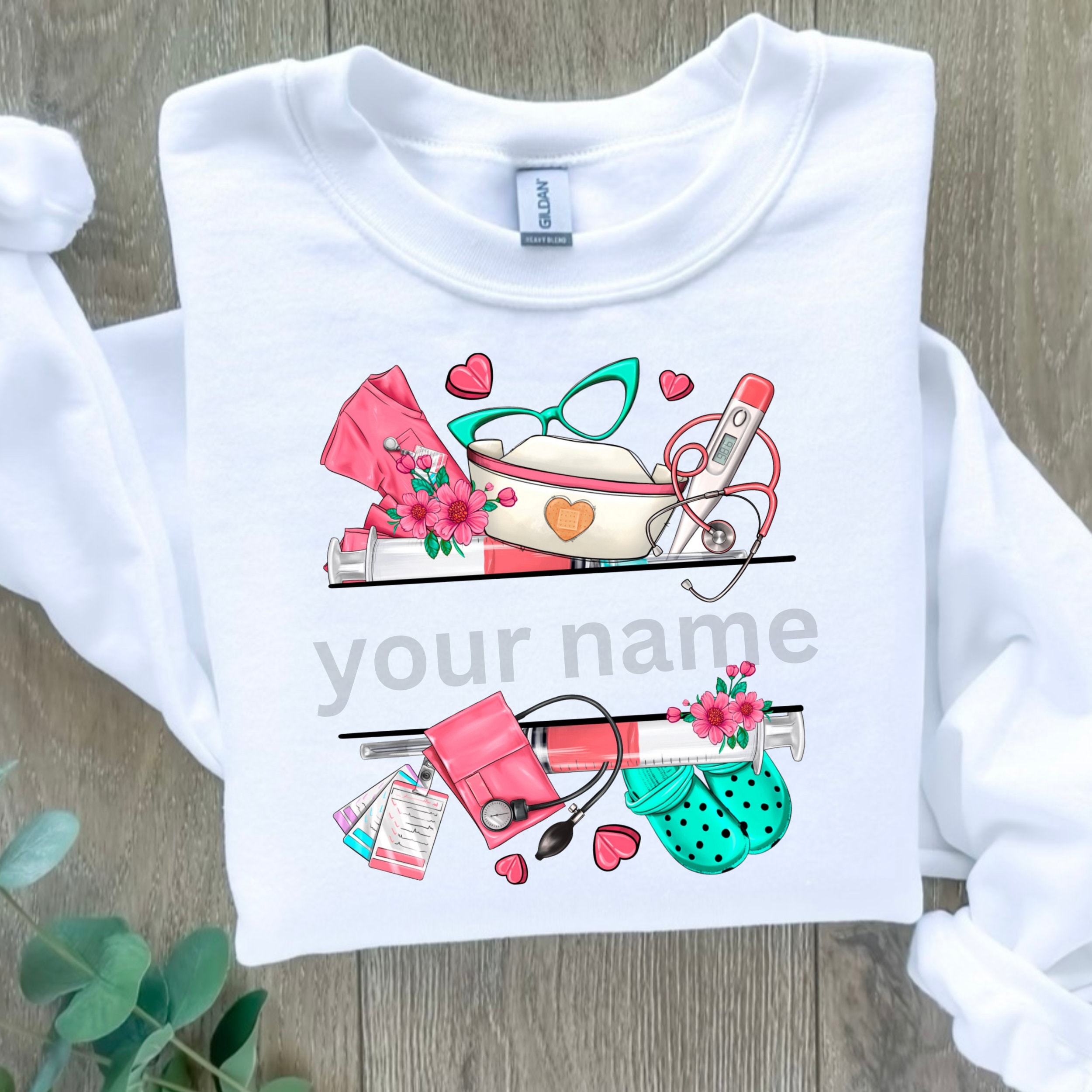 Personalized Nurse Png Sublimation Design Download, Nurse Png, Nursing ...