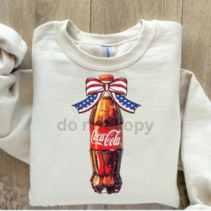 Coca Cola USA Bow PNG, 4th of July PNG, Coca Cola Png, Digital Download ...