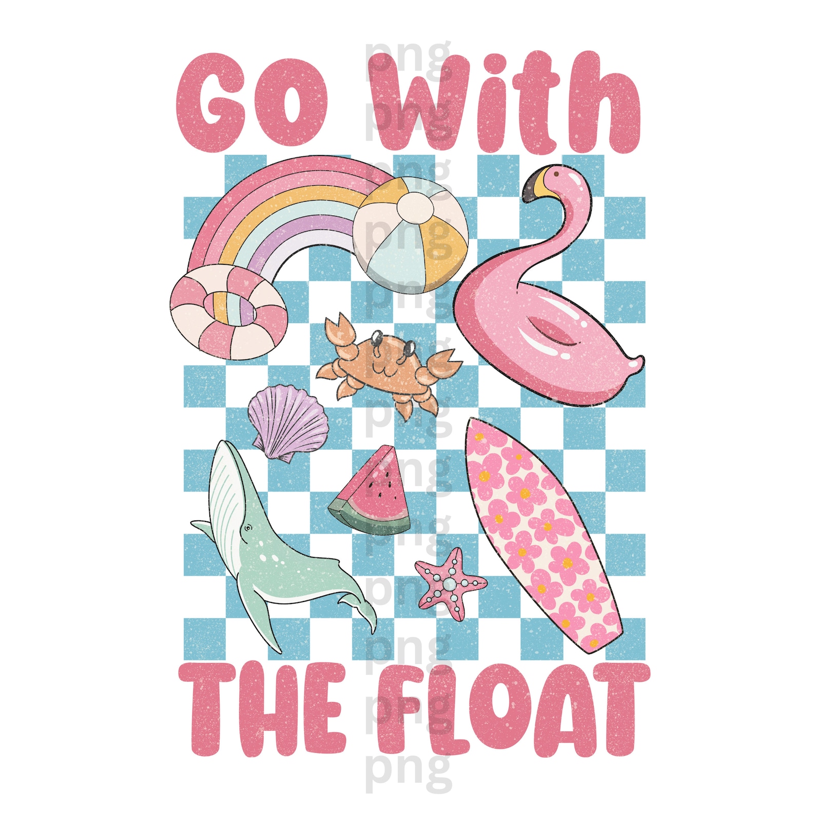 Go With the Float Png, Floaty Png, Digital Download, Sublimation Design ...