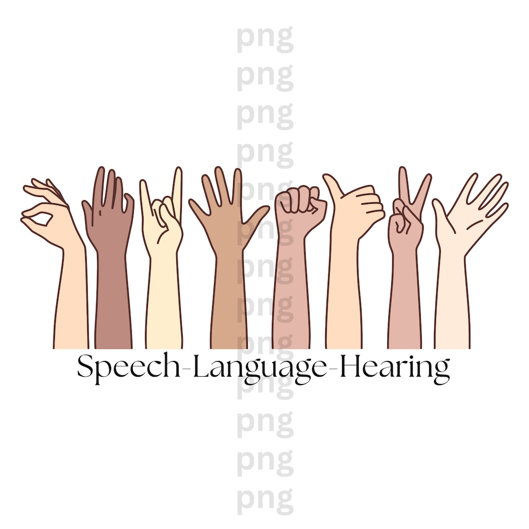 Speech-language-hearing Month PNG, Hand Signals Png, Communications PNG ...