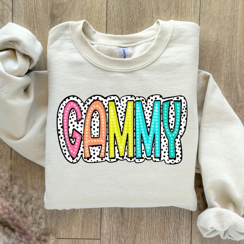 Memaw Png, Bright Doodle, Dalmatian Dots, Digital File, Sublimation ...