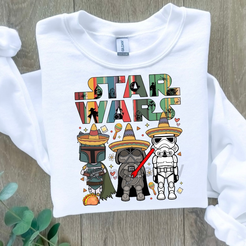 Star Wars PNG Darth Vader Stormtrooper Custom Cinco De Mayo PNG, Happy ...