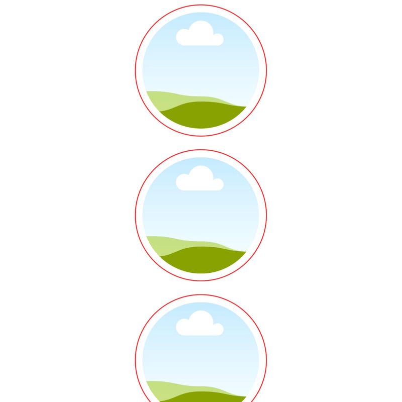 58mm Pin Template - Etsy