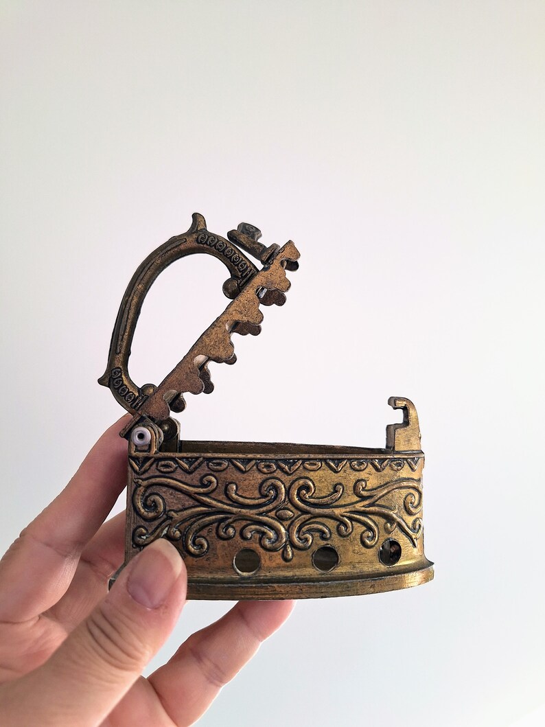 Vintage Brass Iron Made in Italy, Decorative Small Iron, Collectible ...