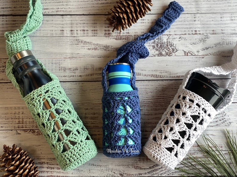 Crochet Water Bottle Holder PDF Pattern - Etsy