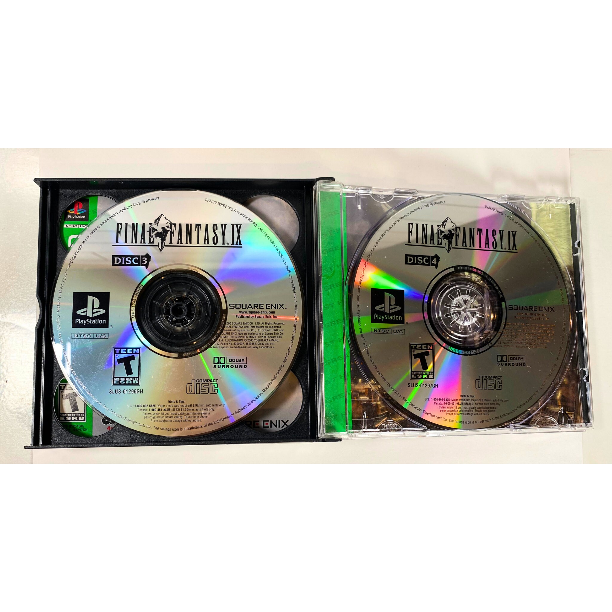 Final Fantasy IX 4 Discs greatest Hits Playstation Video Game - Etsy