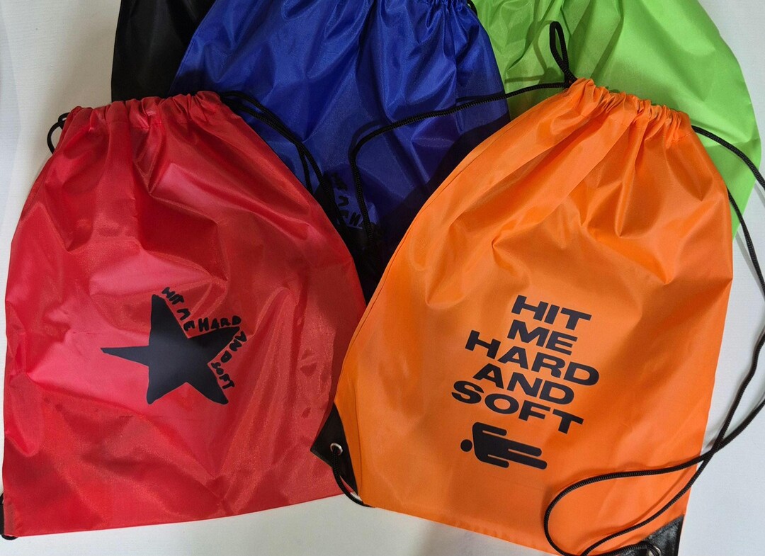 Bloshs Billie Eilish HMHAS Merch Backpack Concert Drawstring School ...
