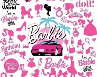 Barbie Sublimation Prints Ready to Press - Etsy