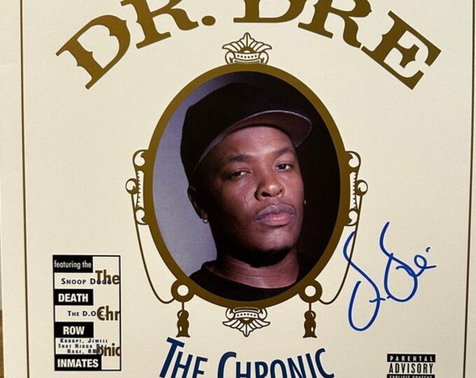 Dr. Dre the Chronic, Dr. Dre Vinyl, Dr. Dre Fan Gift, Signed Vinyl ...