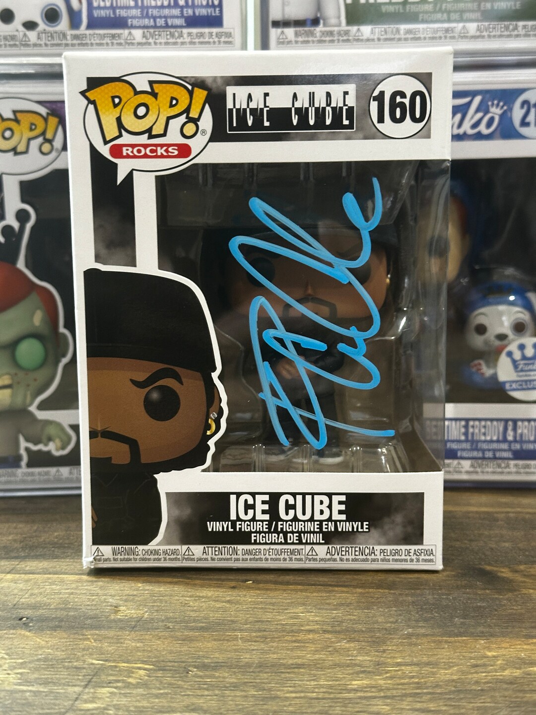 Funko Pop! NWA Rap Icon ICE CUBE #160 Signed by Ice Cube - Super Rare ...