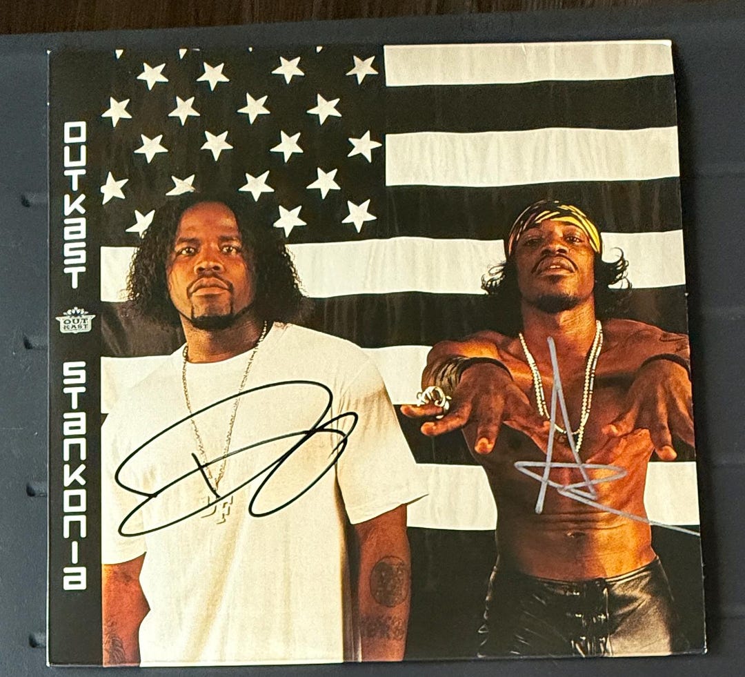 Signed Outkast Stankonia Vinyl Record: Autographed, Authenticated - Etsy