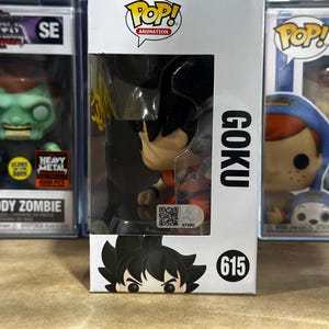 Funko Pop 615 Dragon Ball Z GOKU Signed With COA - Etsy