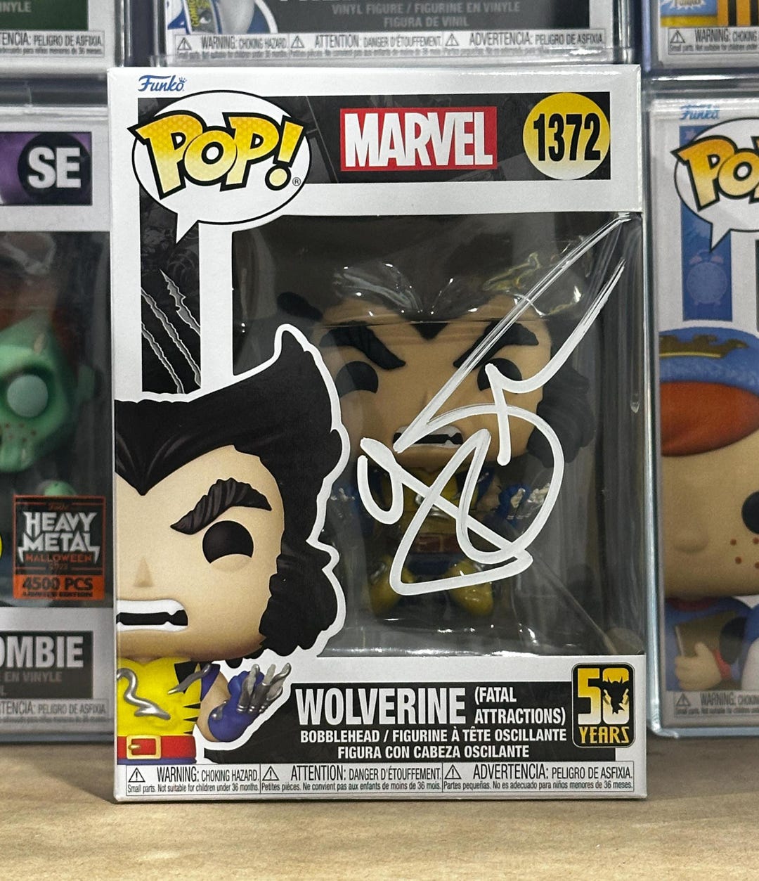 FUNKO Pop 1372 – Marvel – WOLVERINE - SIGNED by Hugh Jackman With Coa ...