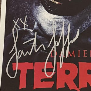 Terrifier Movie Poster Signed by David Howard Thornton & Samantha ...
