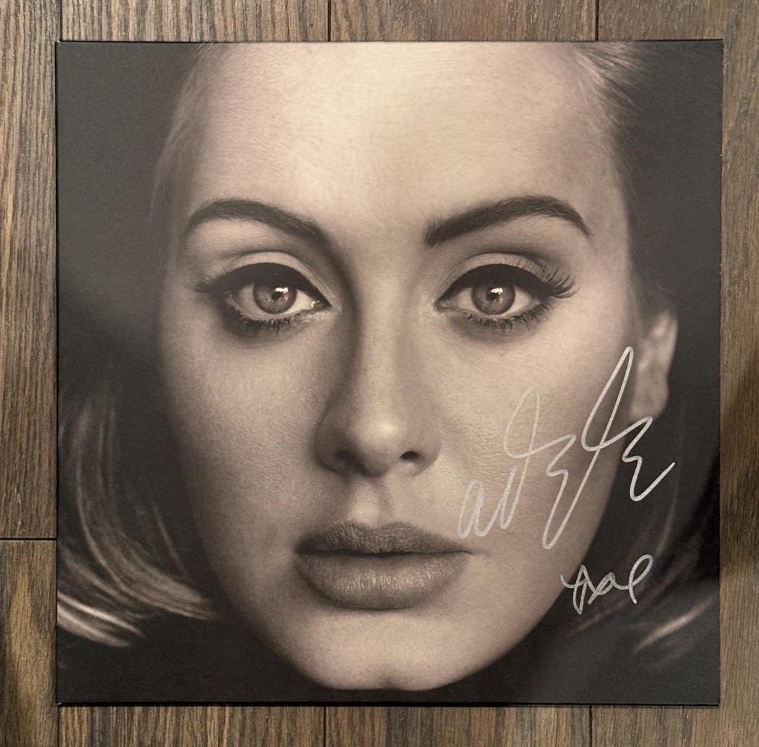 Adele 25 Vynil Record Signed by Adele COA Authenticated - Etsy