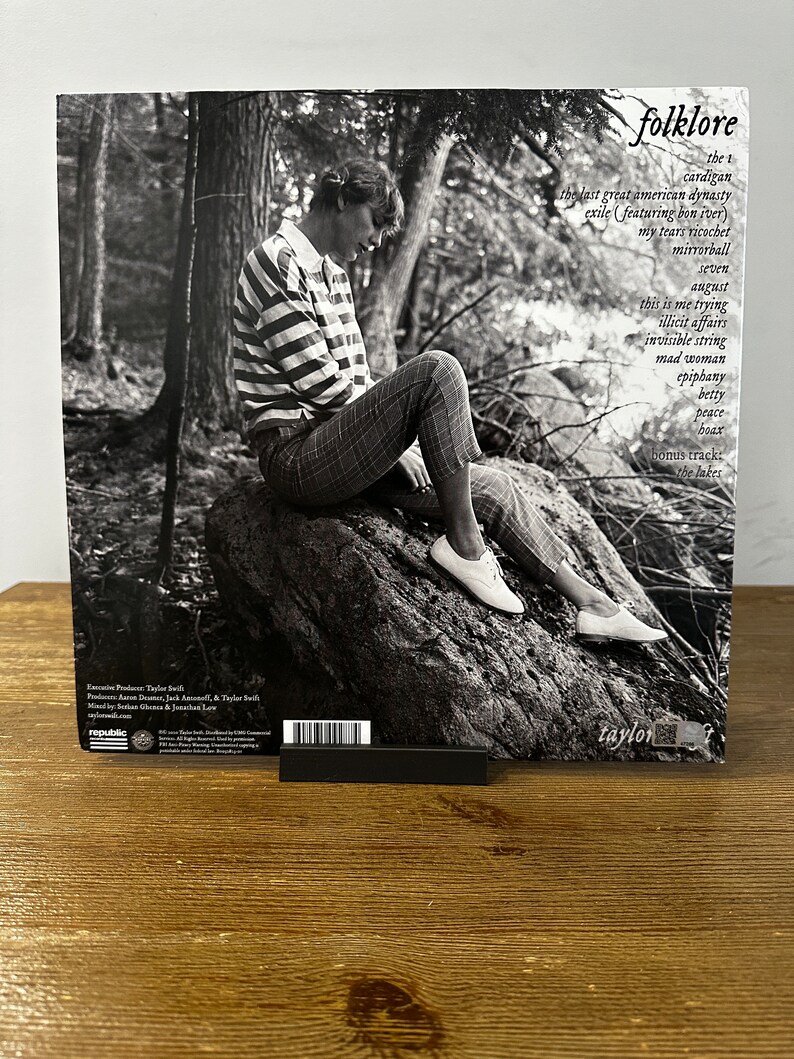 Taylor Swift Folklore, Taylor Swift Vinyl, Taylor Swift Gift, Signed ...