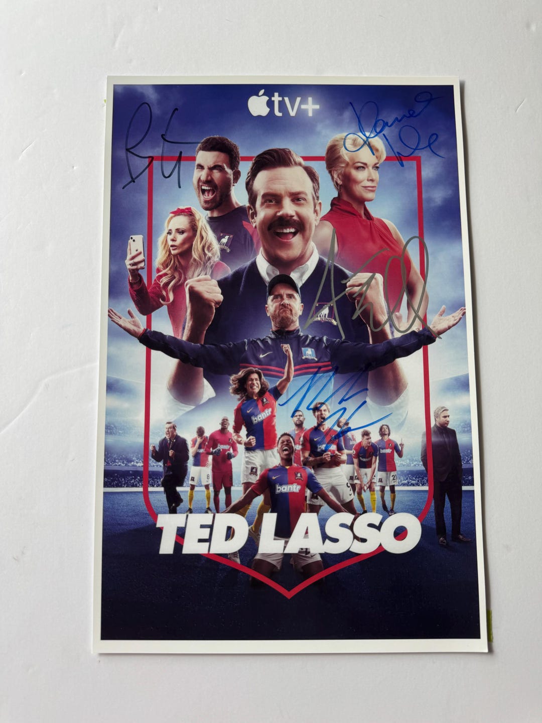 TED LASSO, Signed Poster, Autographed by Jason Sudeikis, Hannah ...
