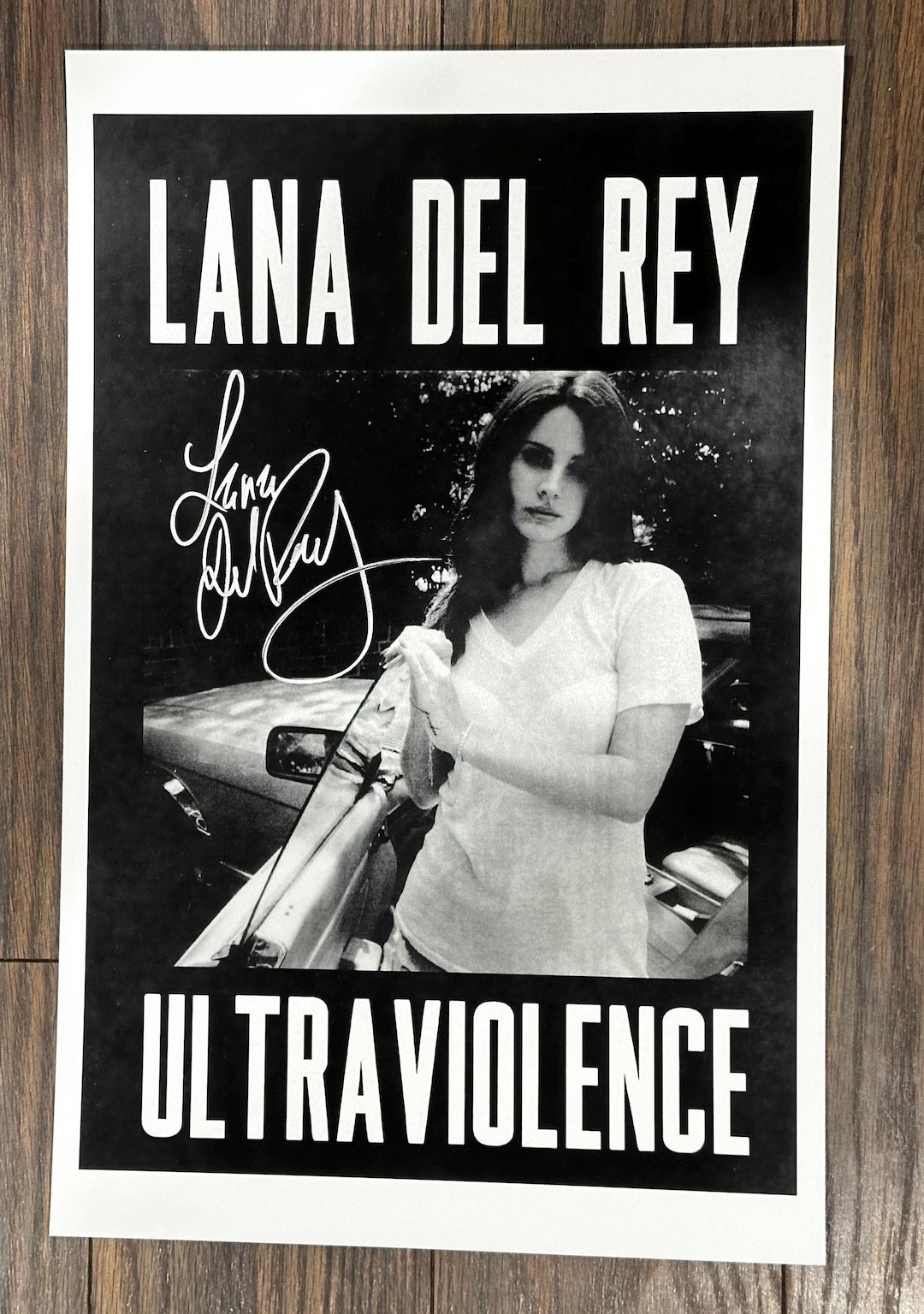 Lana Del Rey, Signed Poster, Autographed Poster With COA - Etsy