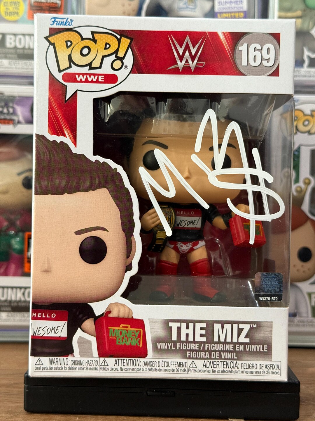 Funko Pop 169 – Wwe – the Miz Signed - Coa Authenticated - Free ...