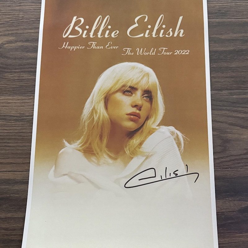 Billie Eilish Autograph - Etsy