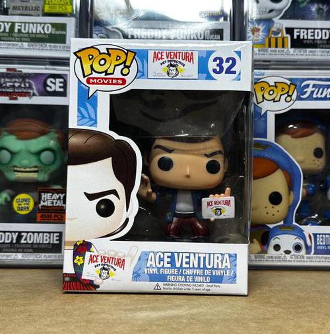 Funko Pop! Ace Ventura Pet Detective #32 Exclusive Very RARE - Etsy