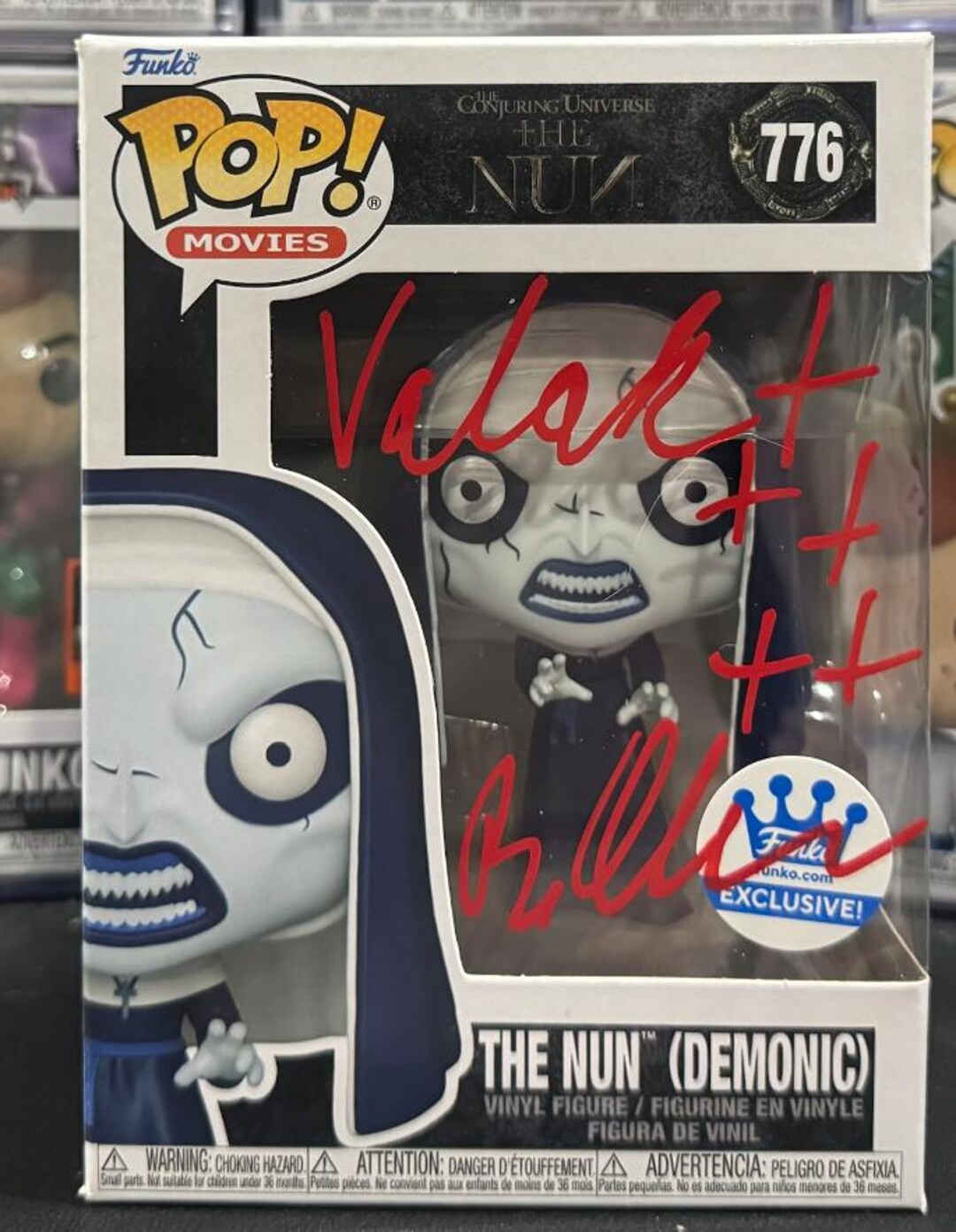 Funko Pop! Conjuring Universethe Nun - the Nun Demonic #776 - SIGNED by ...