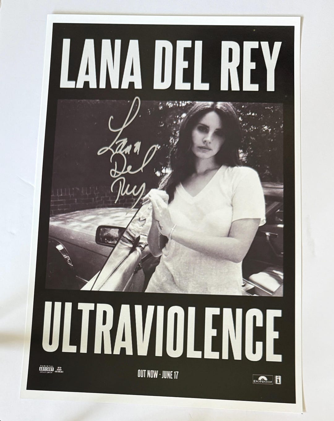 Lana Del Rey, Signed Poster, Autographed Poster With COA - Etsy