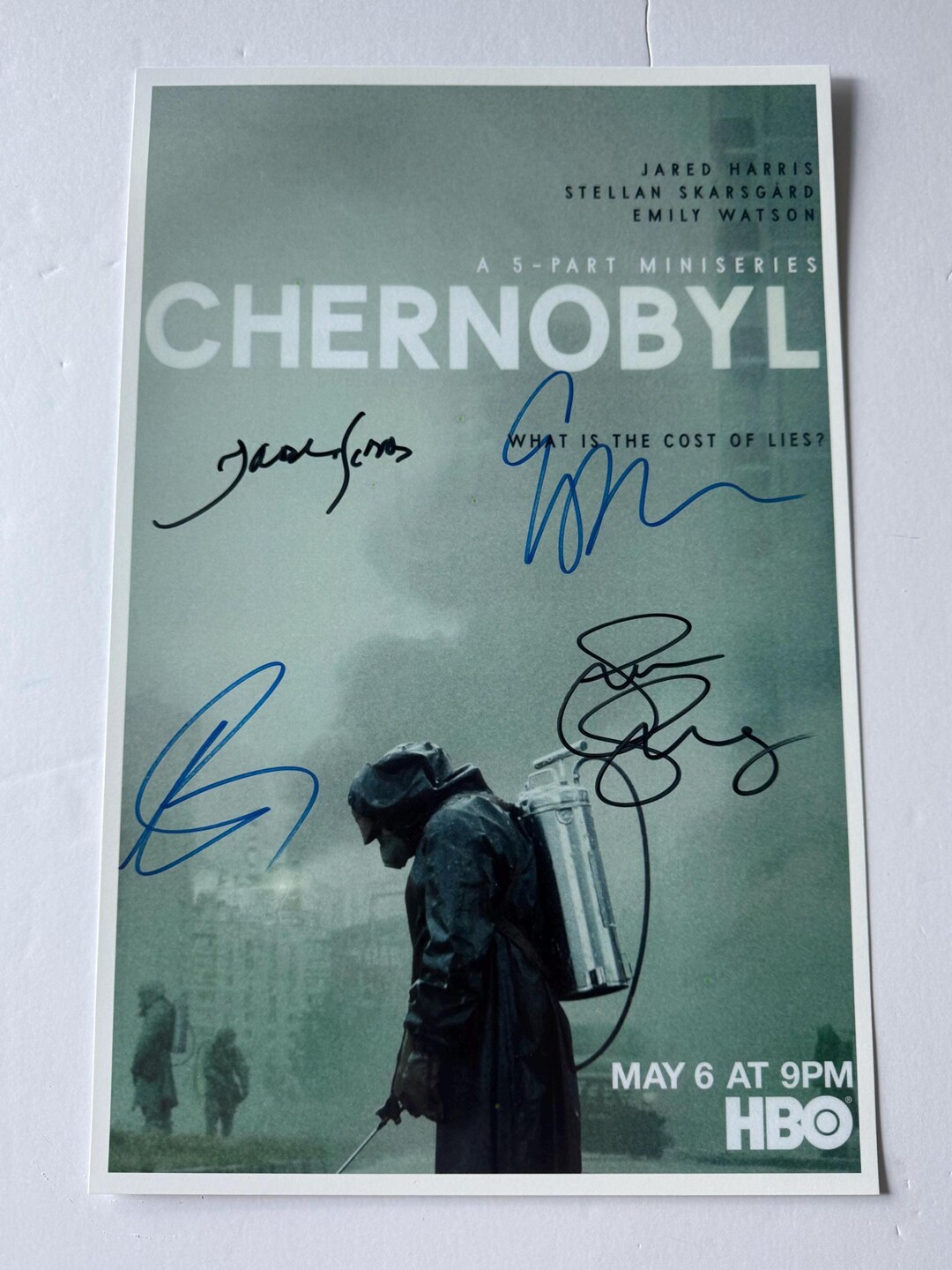 Signed Chernobyl Movie Poster: Autographed by Harris, Watson, Buckley ...
