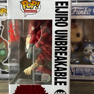 Funko Pop! My Hero Academia Eljiro Unbreakable #1009 Signed by Justin ...