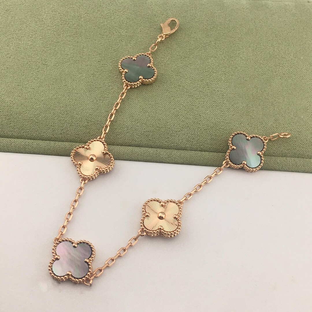 Authentic VCA Bracelets 5 Motif Vintage Alhambra Bracelet Rare Found - Etsy