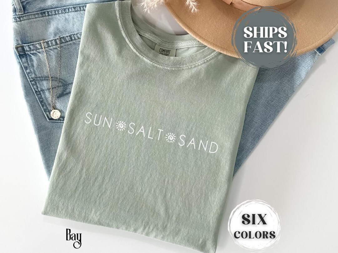 Comfort Colors Beach Life Shirt for Women Coastal Shirt for Mother's ...