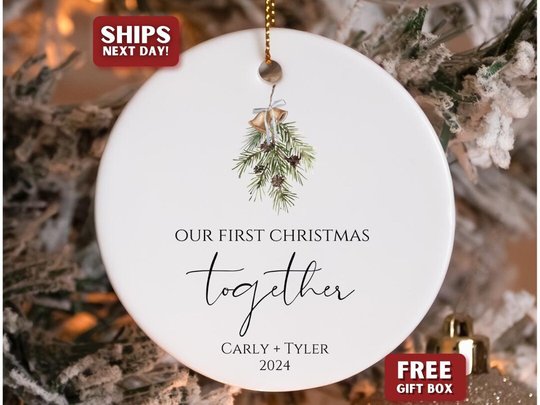 Personalized First Christmas Together Ornament Custom First Christmas ...