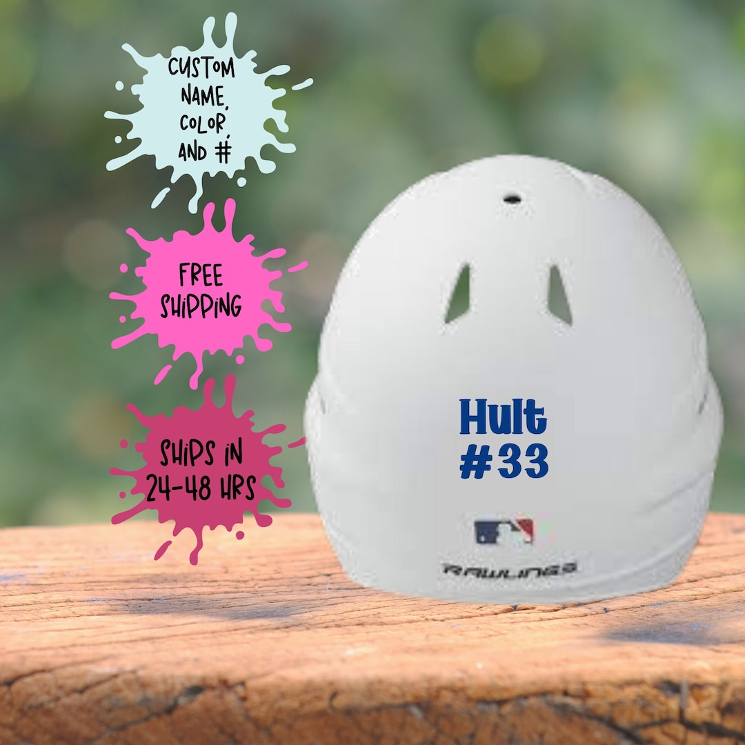 Baseball Vinyl Decal Custom Personalized Decal Player Number Sports ...