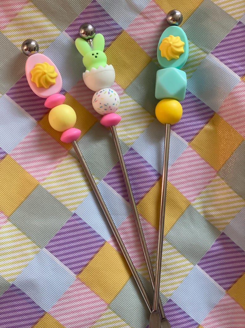 Beaded Drink Stirrer | Coffee Stirrer | Beaded Cocktail Stirrer ...