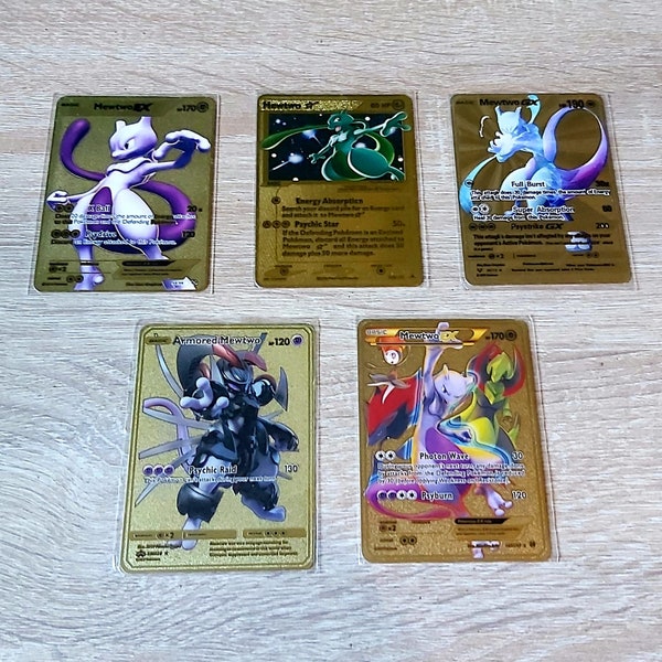 Mewtwo Gx Metal - Etsy