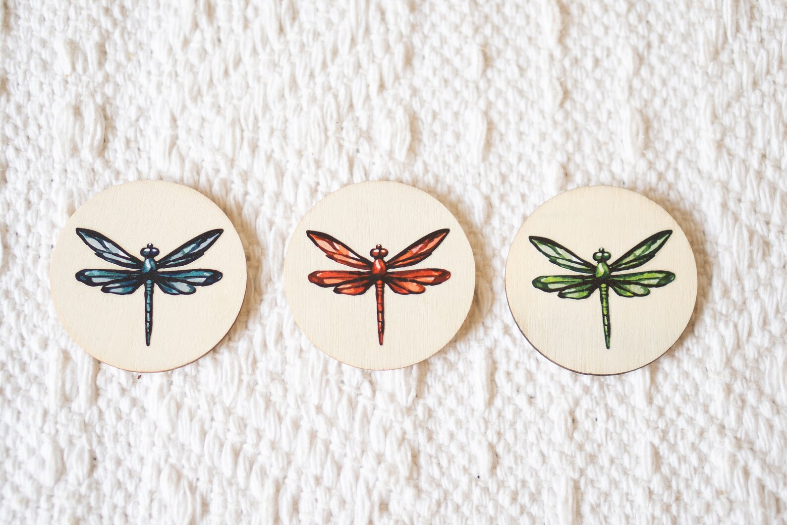 Kids' Dragonfly Memory Game, Montessori Learning Activity, Eco-friendly ...