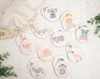 Kids' Dragonfly Memory Game, Montessori Learning Activity, Eco-friendly ...