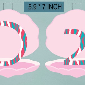 Printable Mermaid Shell Bunting for BIRTHDAY, CELEBRATION and More ...