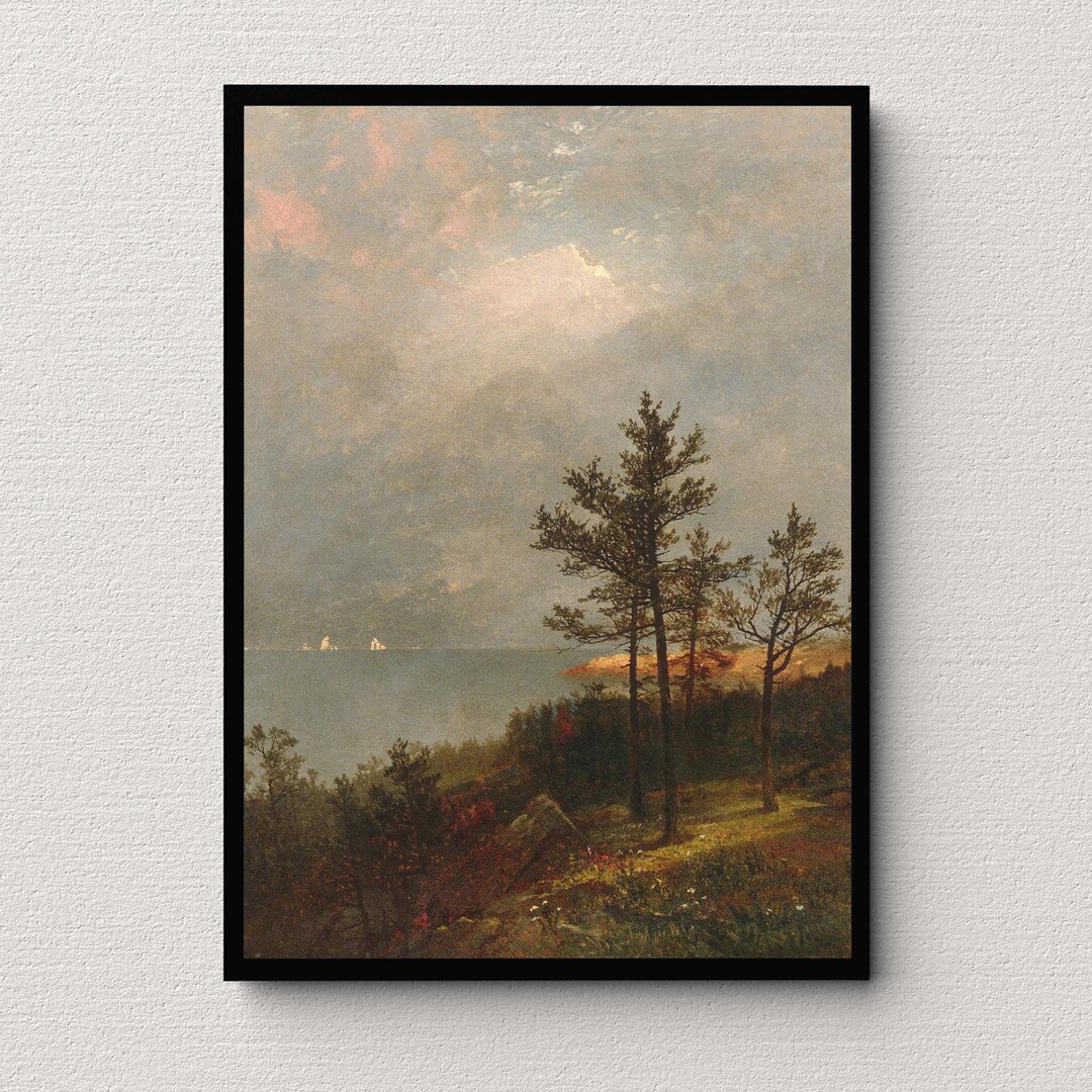 Gathering Storm on Long Island Sound (1872) | John Frederick Kensett ...