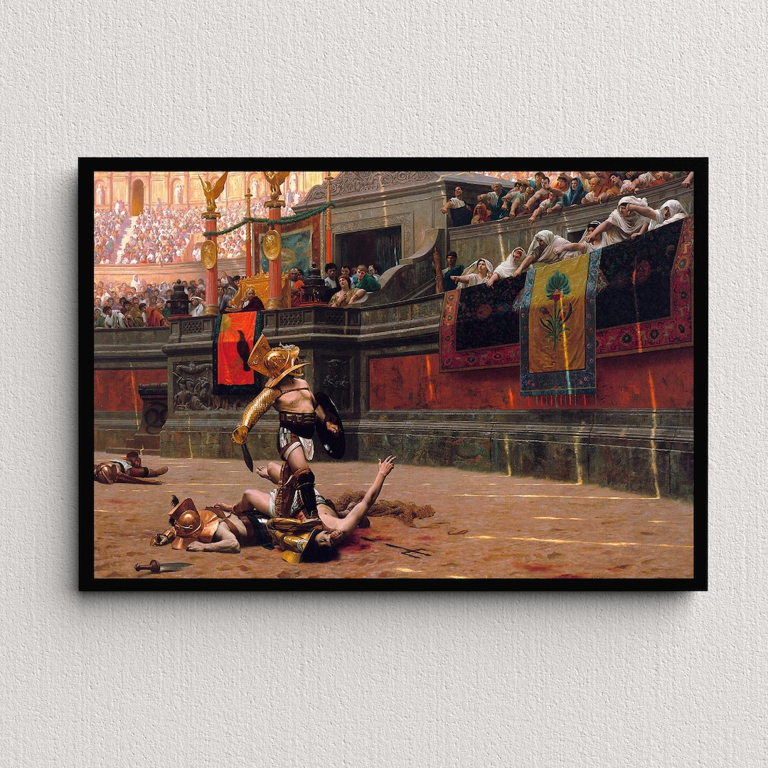 Pollice Verso (1872) | Jean-léon Gérôme | Vintage Gladiator Painting ...