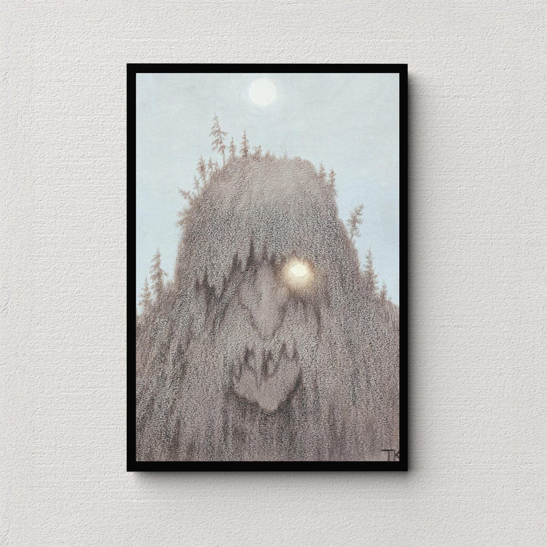 Forest Troll (1906) | Theodor Kittelsen | Dark Fantasy Wall Art ...