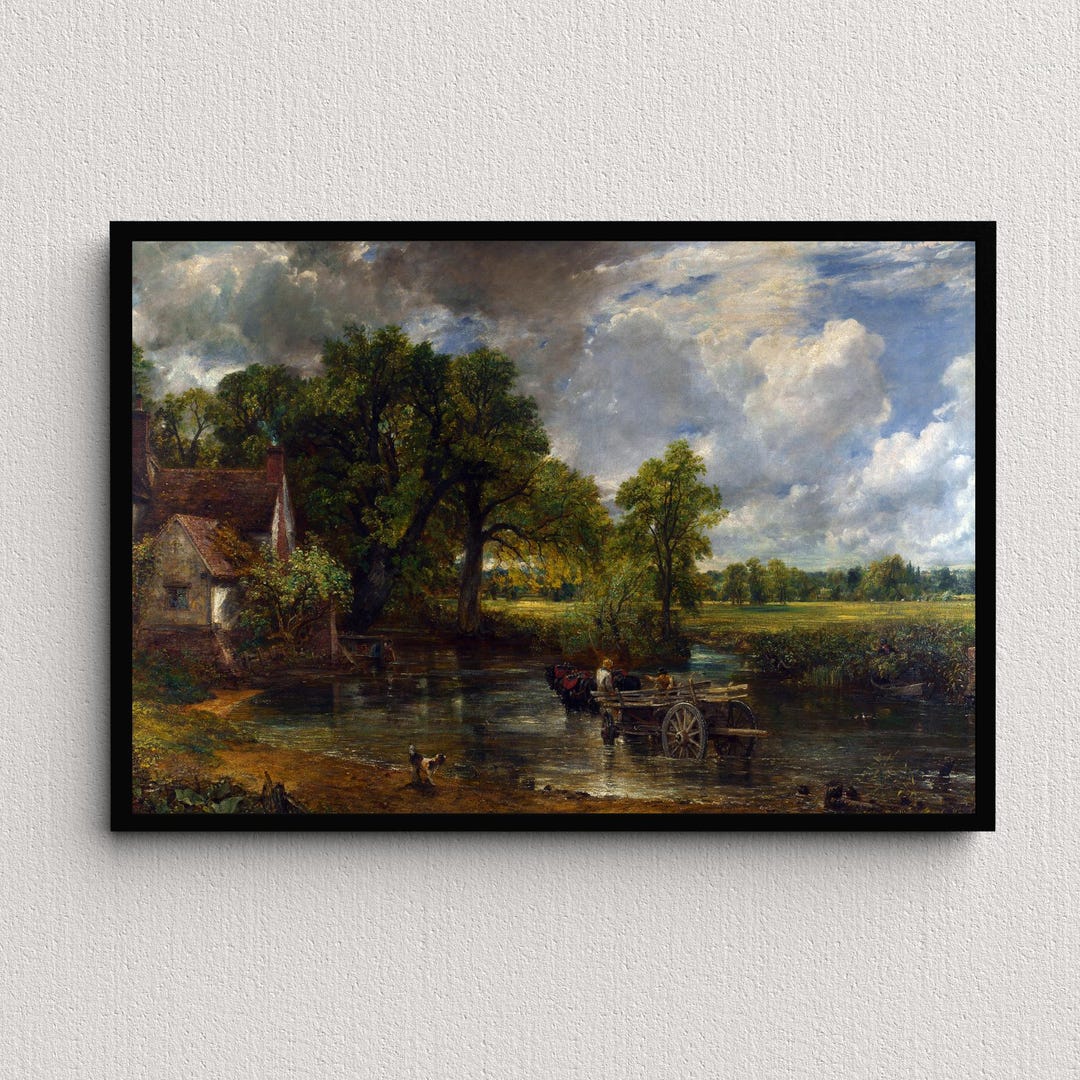 The Hay Wain (1821) | John Constable | Vintage Nature Painting ...